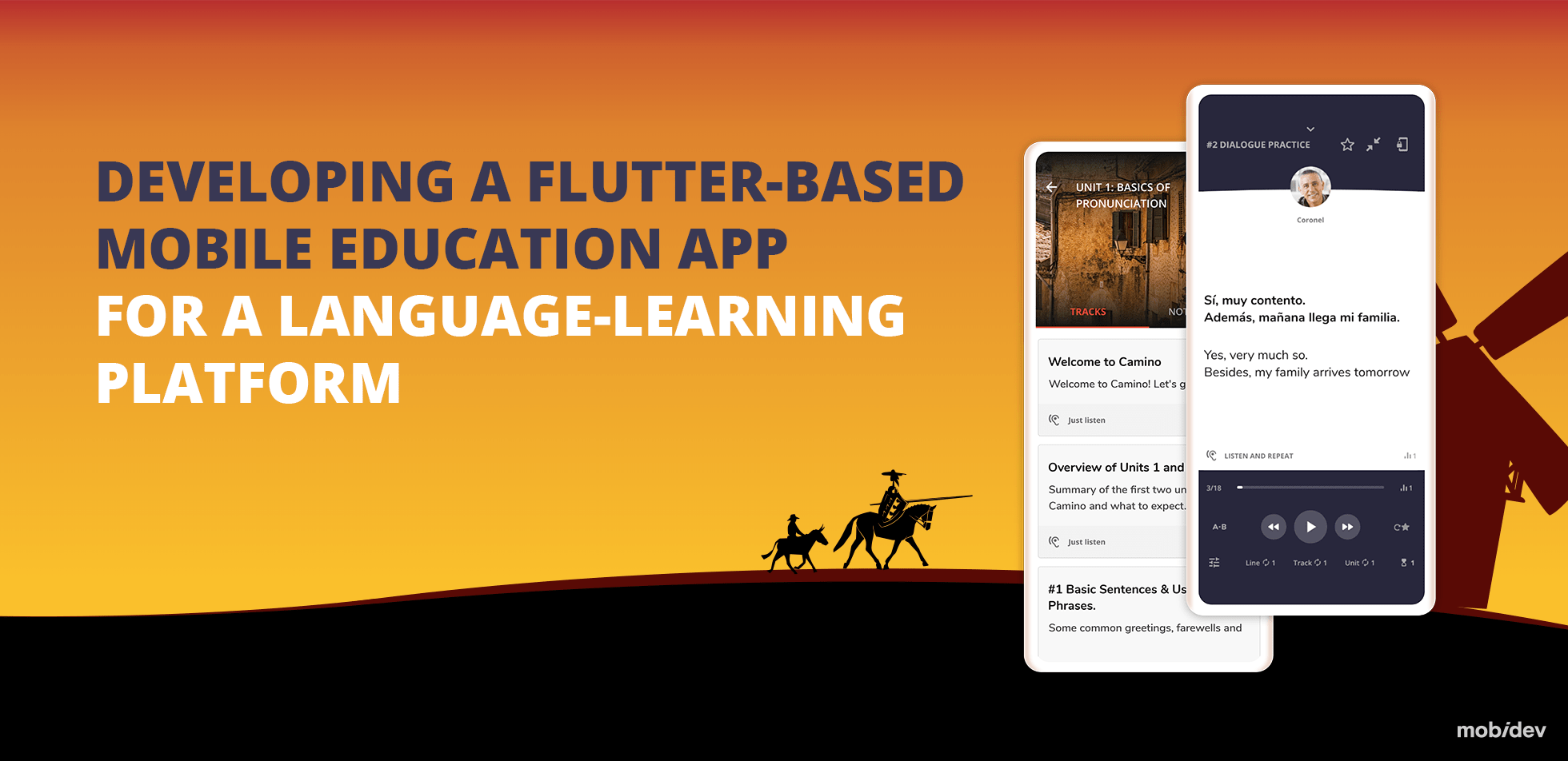 Developing A Flutter Based Mobile Education App For A Language Learning