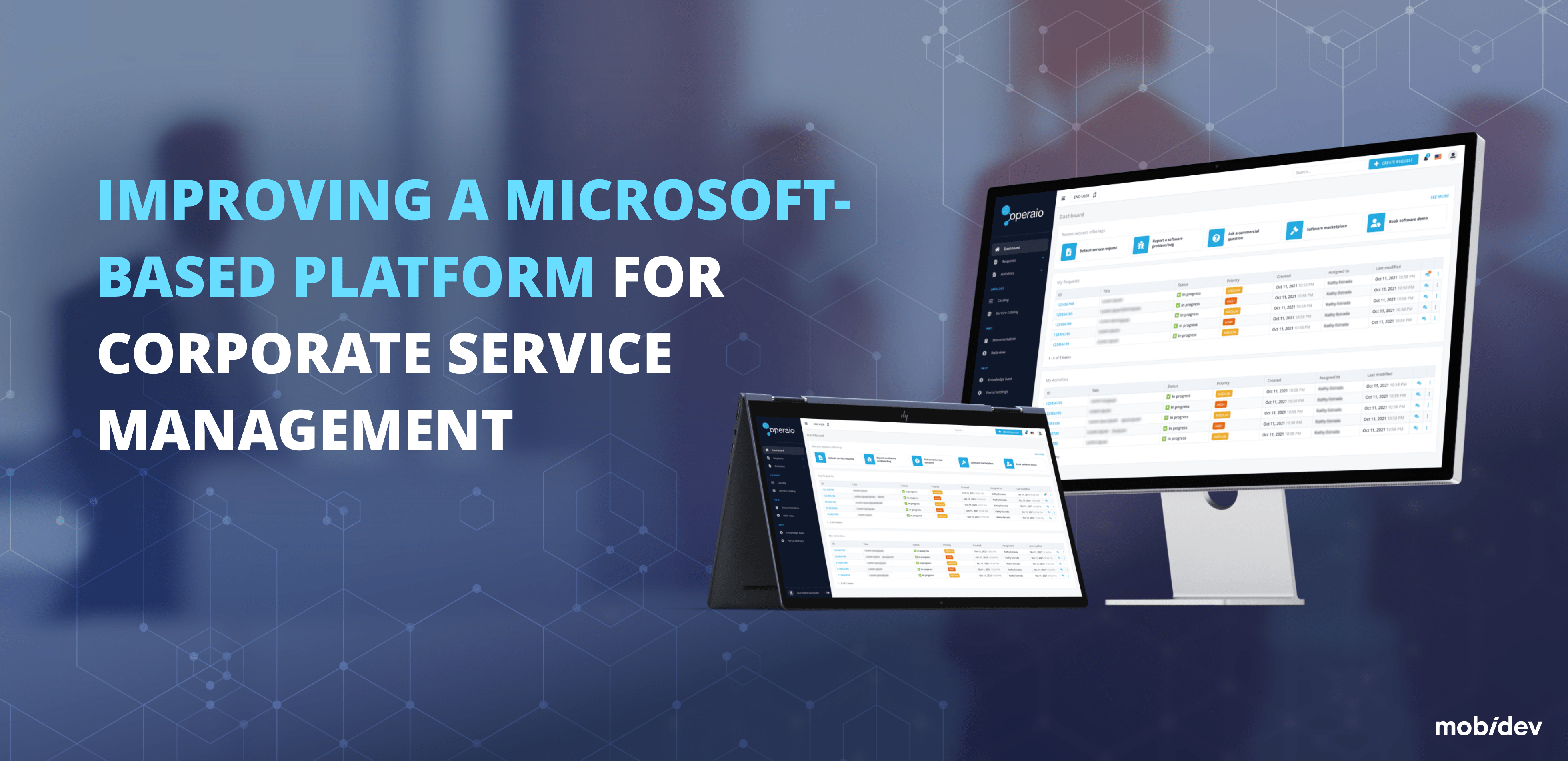 Improving A Microsoft Based Platform For Corporate Service Management