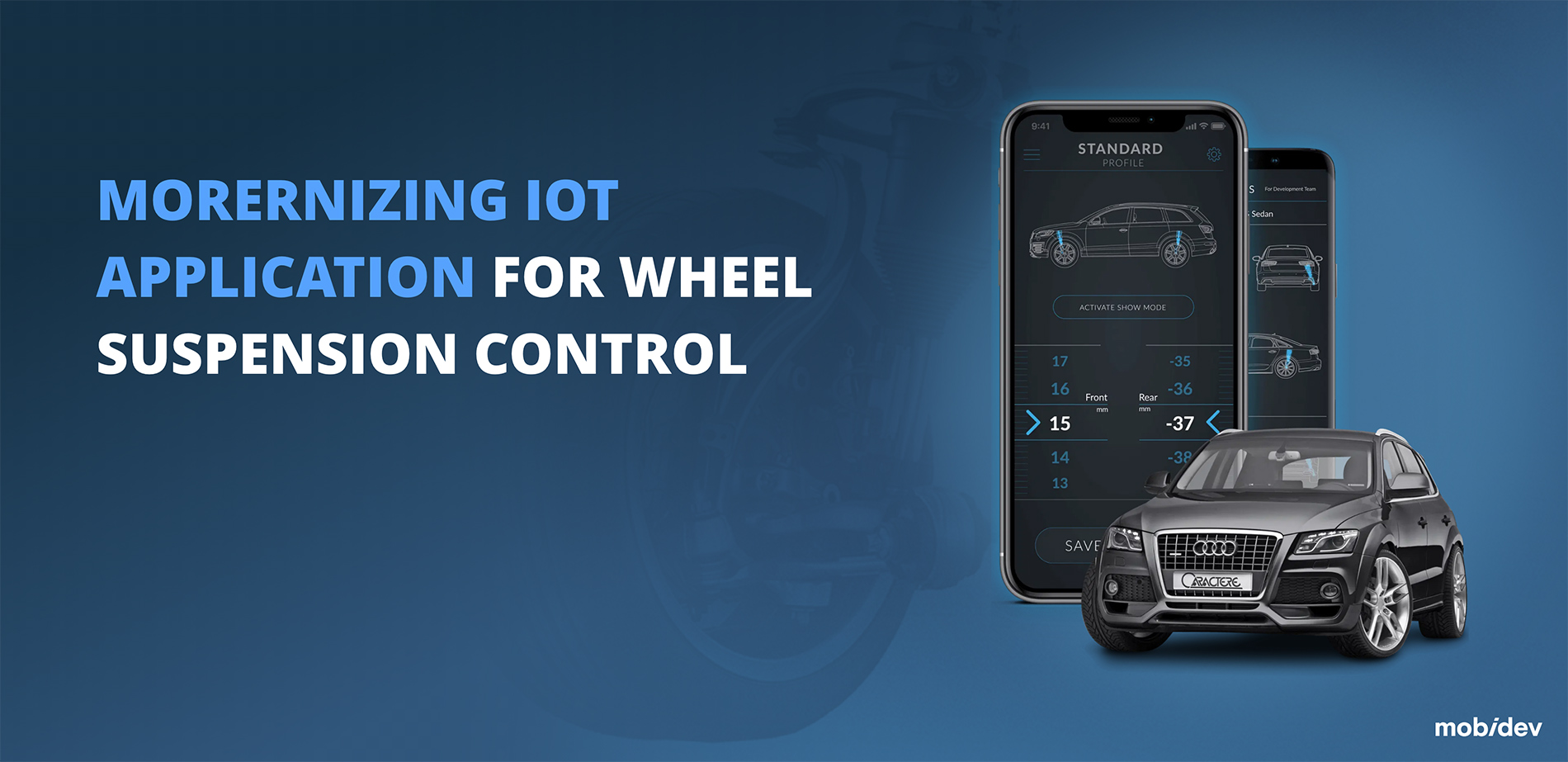 MODERNIZING IOT APPLICATION FOR WHEEL SUSPENSION CONTROL - MobiDev